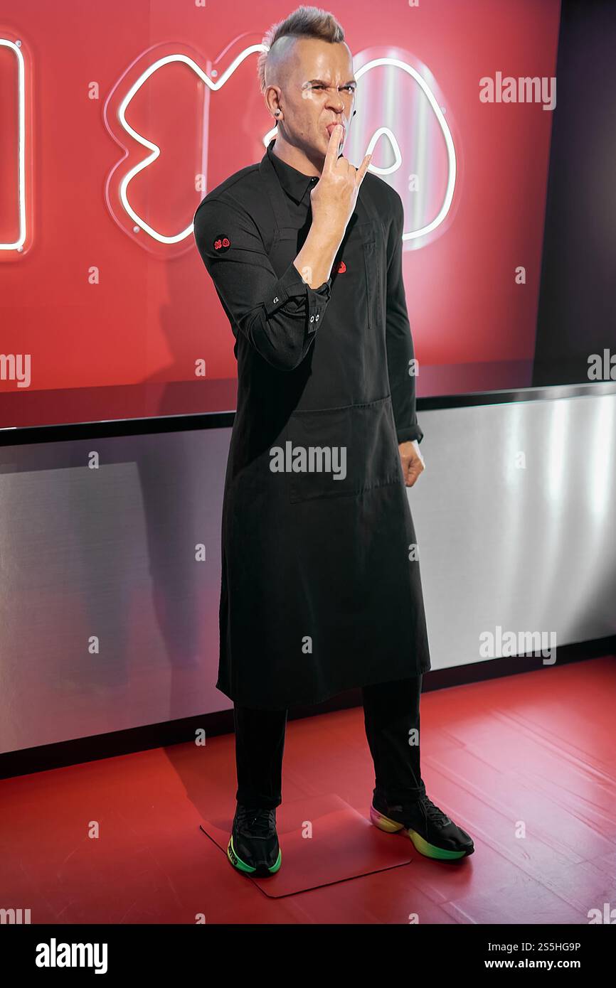 Madrid. Spain - January 14, 2025: David Mu oz in a striking pose Stock ...