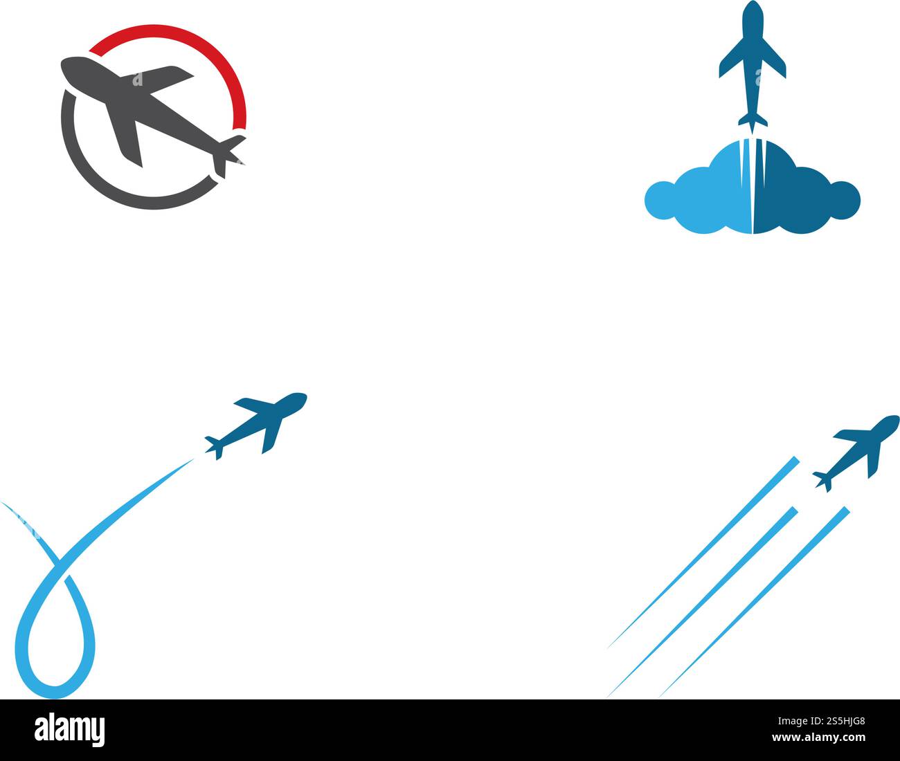 Air Plane logo vector template Stock Vector Image & Art - Alamy