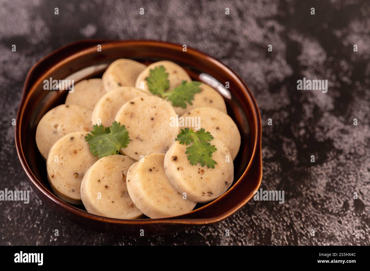 Vietnamese sausage cut into pieces to put on a cup Stock Photo - Alamy