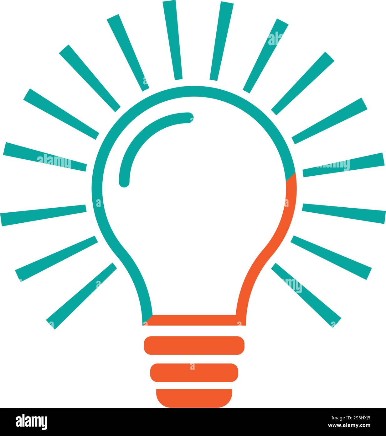 bulb logo vector ilustration template Stock Vector Image & Art - Alamy