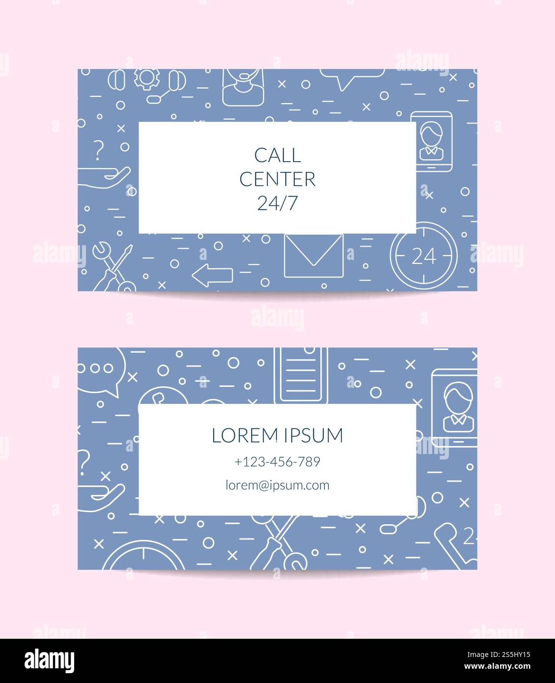 Call center operator blank Stock Vector Images - Alamy