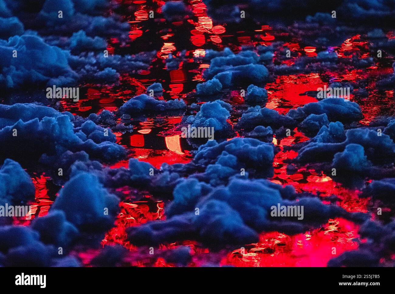 Frozen lava effect hi-res stock photography and images - Alamy