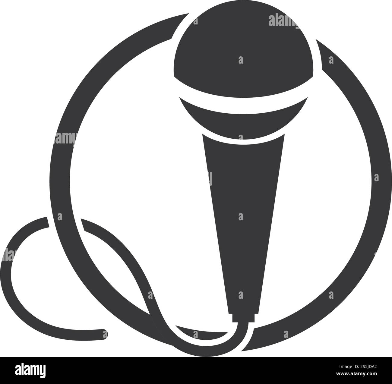 microphone icon vector template Stock Vector Image & Art - Alamy