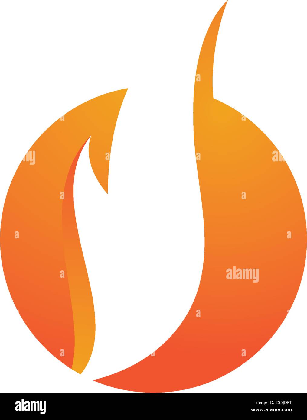 Fire flame Logo Template Stock Vector Image & Art - Alamy