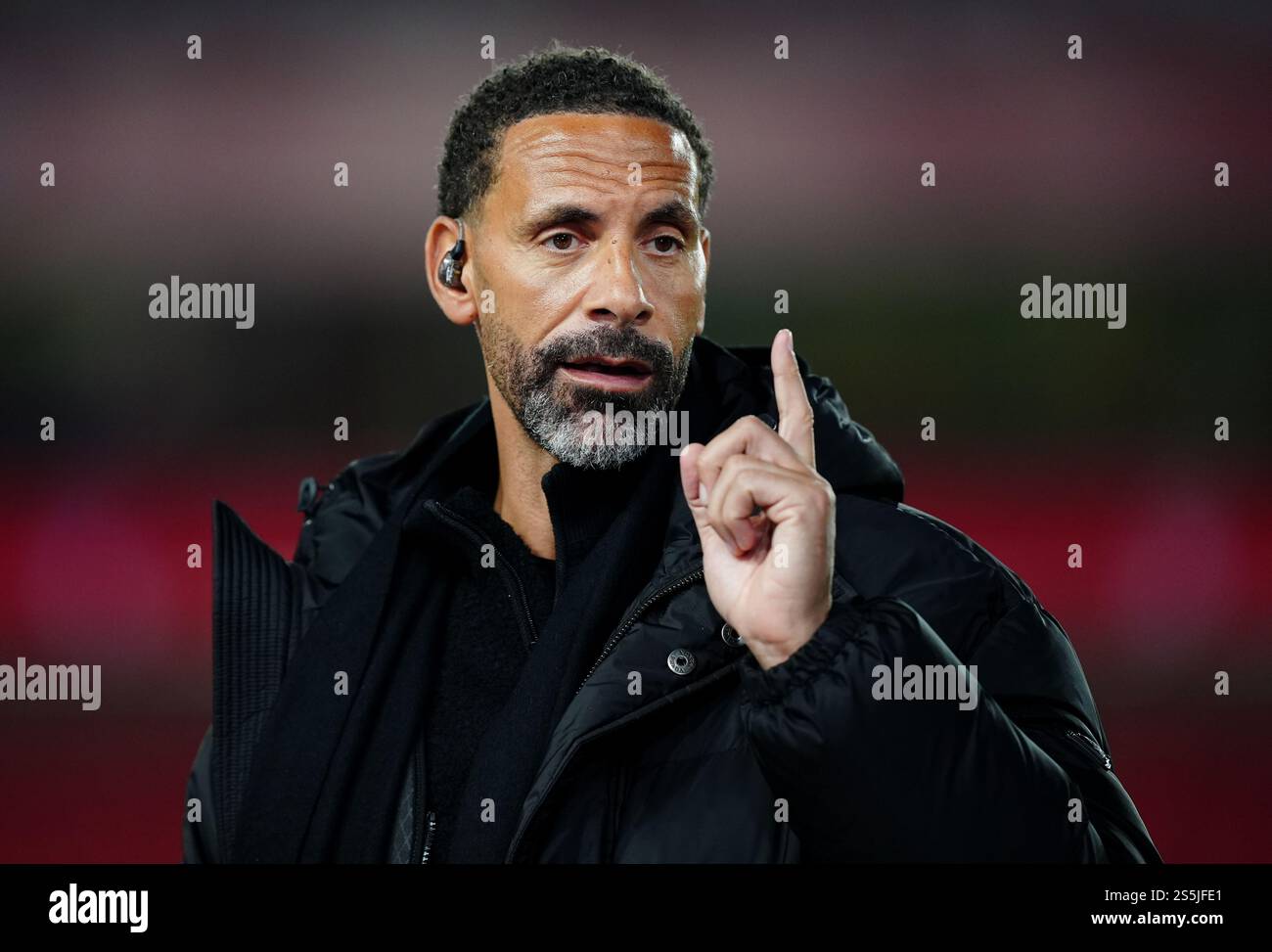 Former Manchester United and England defender Rio Ferdinand ahead of ...