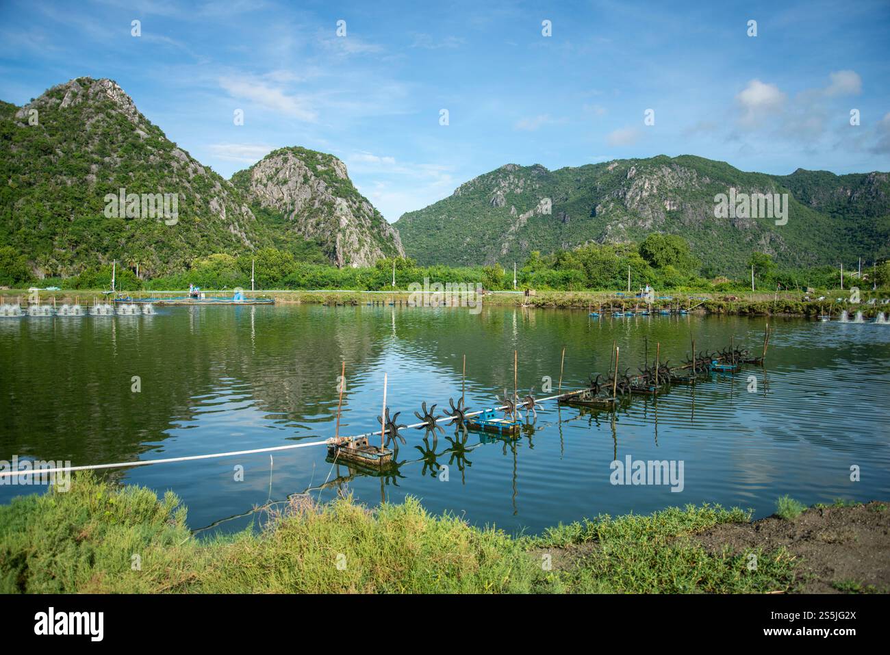 the Nature and Landscape at the Village of Khao Daeng at the Hat Sam ...