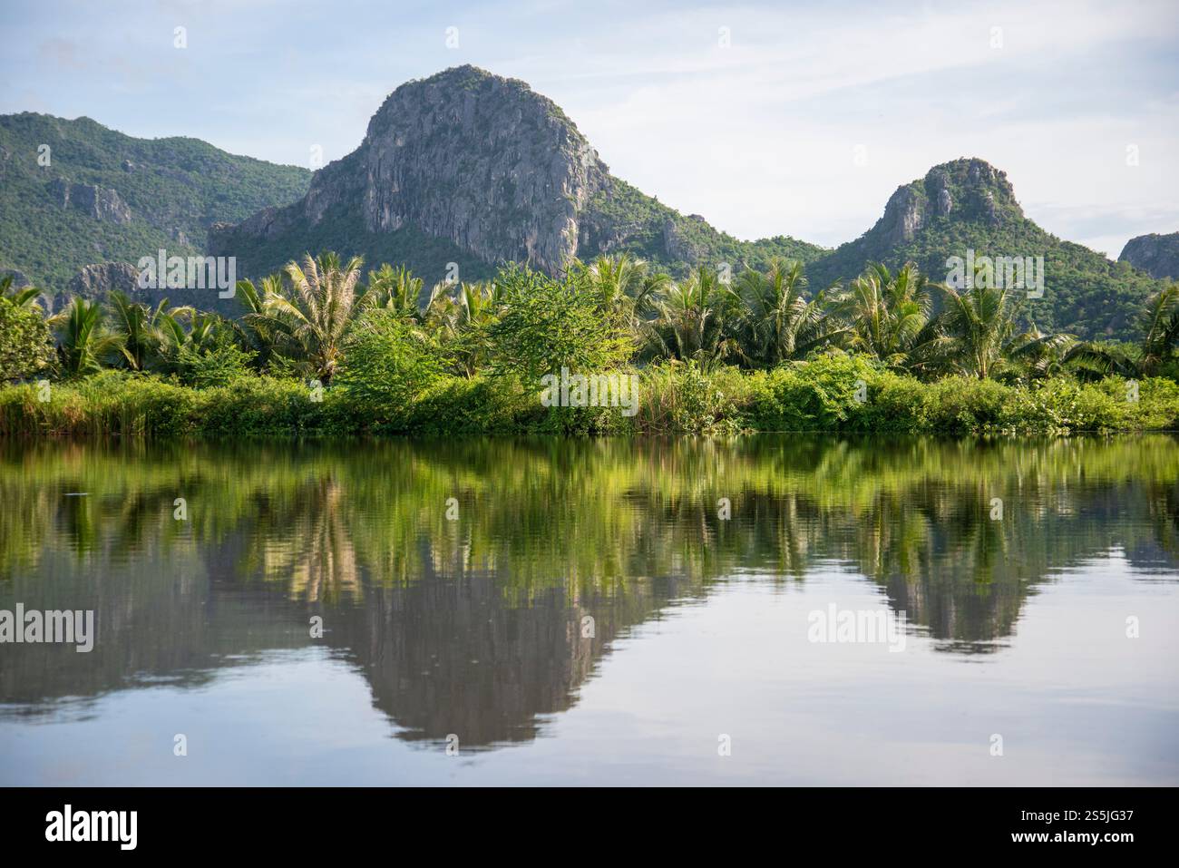 the Nature and Landscape at the Village of Khao Daeng at the Hat Sam ...