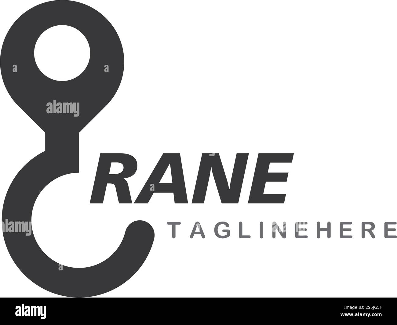 Crane hook logo vector template Stock Vector Image & Art - Alamy