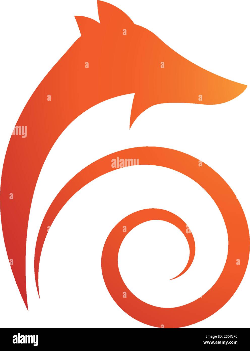 Fox logo vector template Stock Vector Image & Art - Alamy