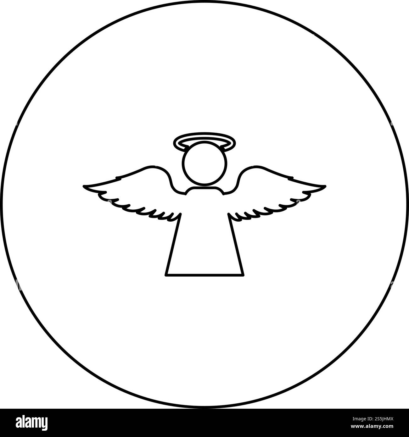 Angel Outline Clipart