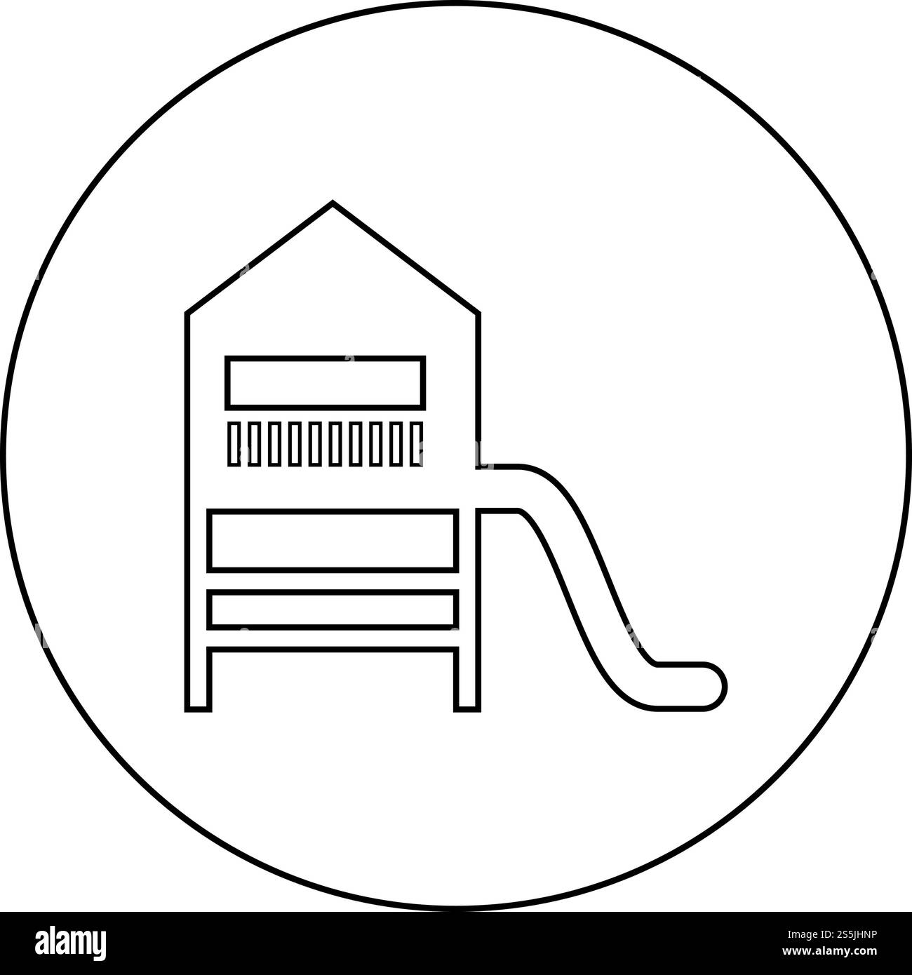 Playground slide Children’s slide Kids playground Children’s town with ...