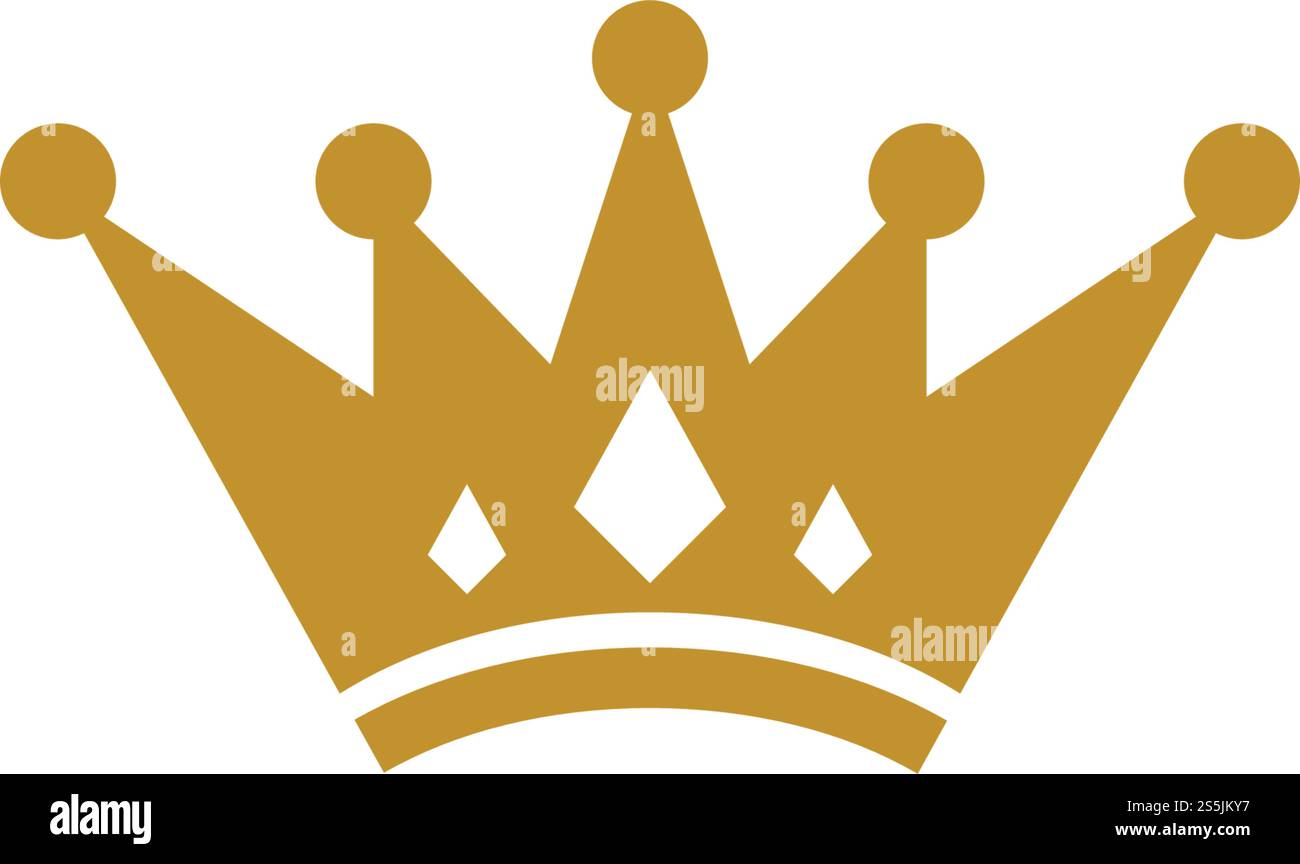 Crown Logo Template vector illustration Stock Vector Image & Art - Alamy