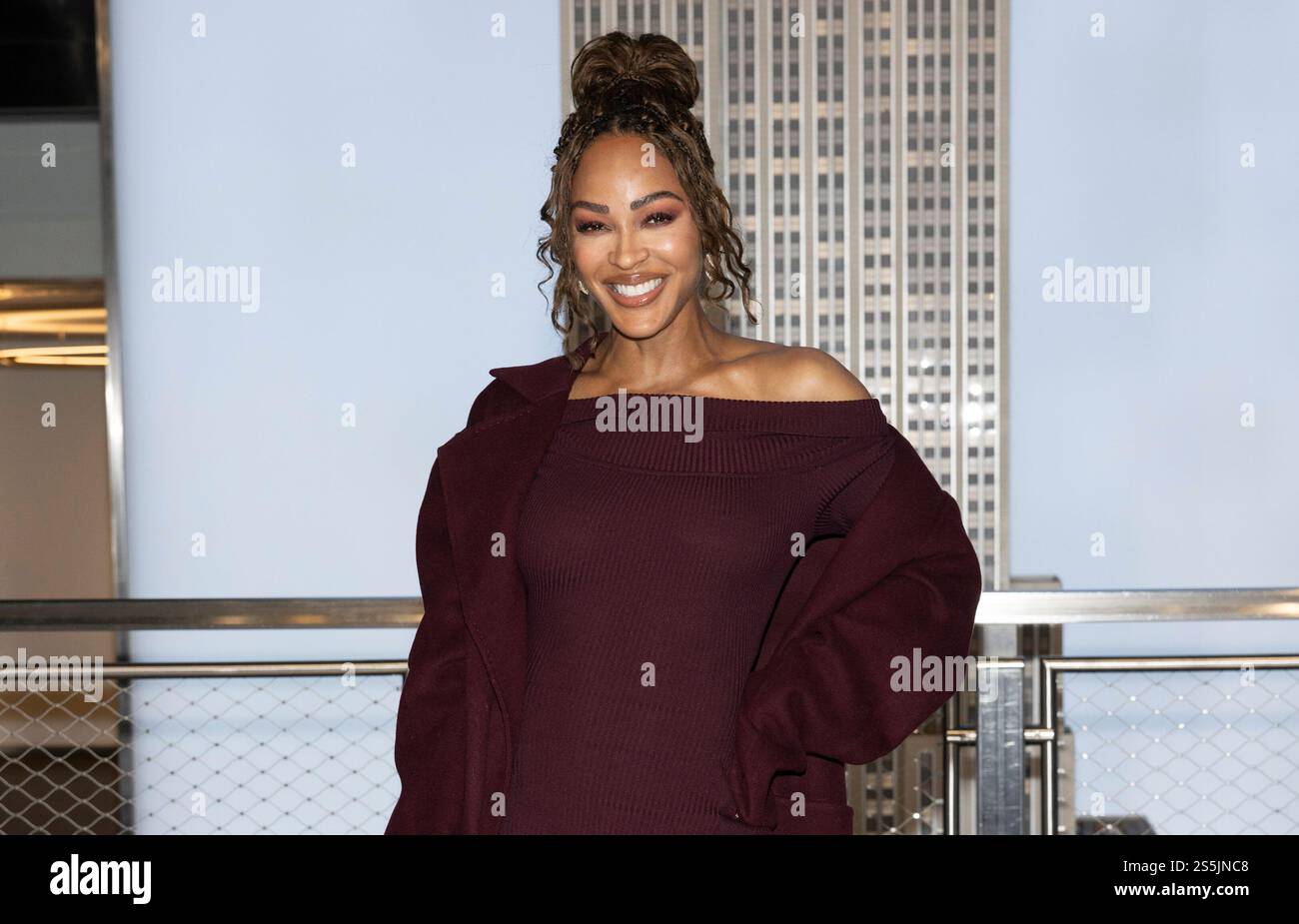 Meagan Good from the cast of Prime Video's "Harlem" visits the Empire ...