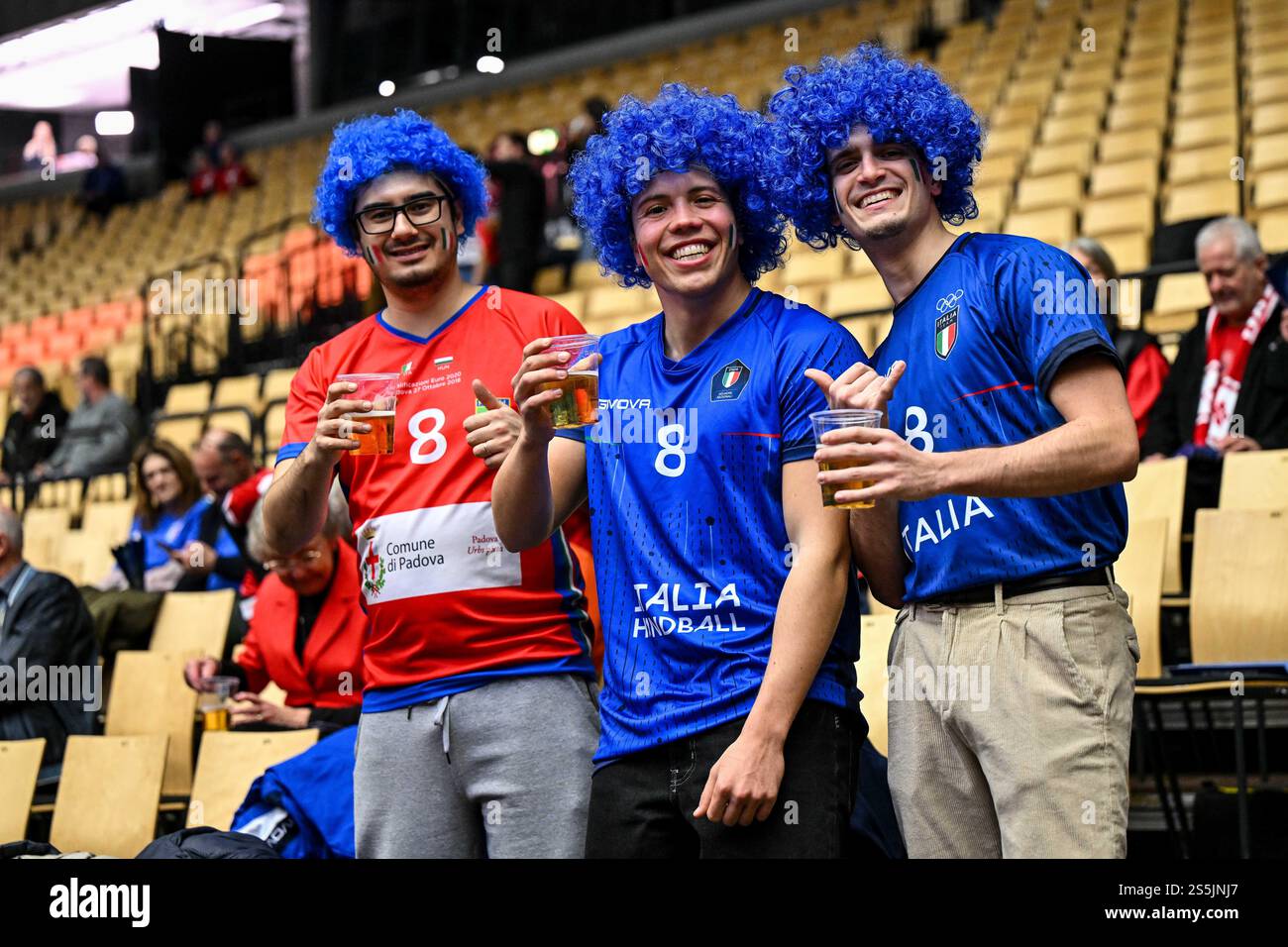 Tifosi Italia Italy during IHF Men's - Handball World Championship ...