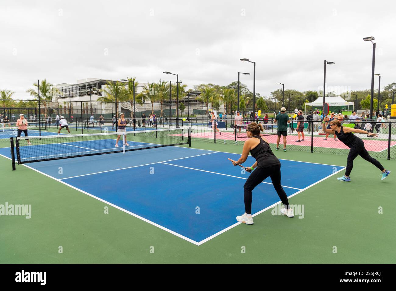 IMAGE DISTRIBUTED FOR HUMANA - Pickleball players from the Fort ...