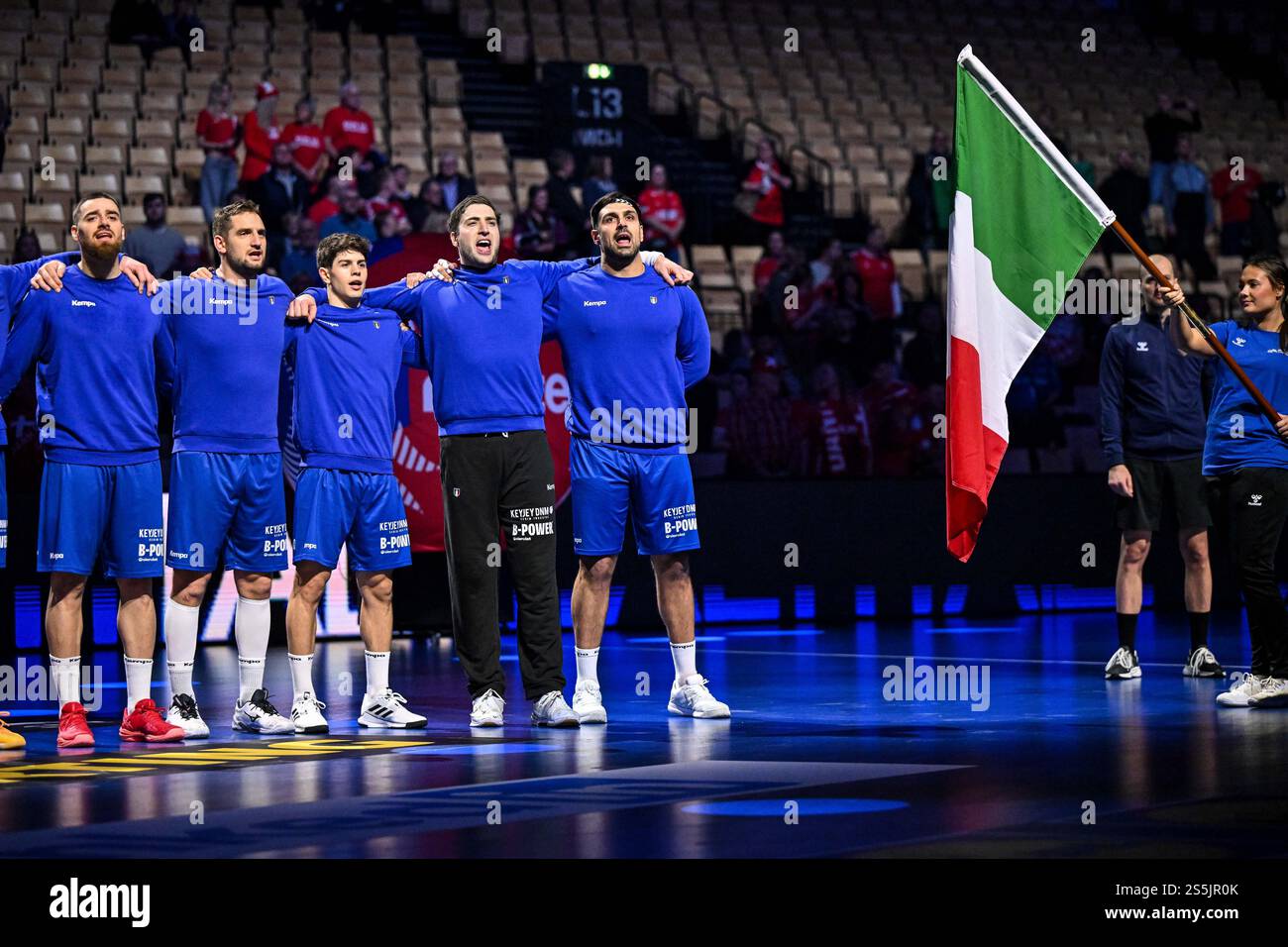 Team Italia Italy during IHF Men's - Handball World Championship ...