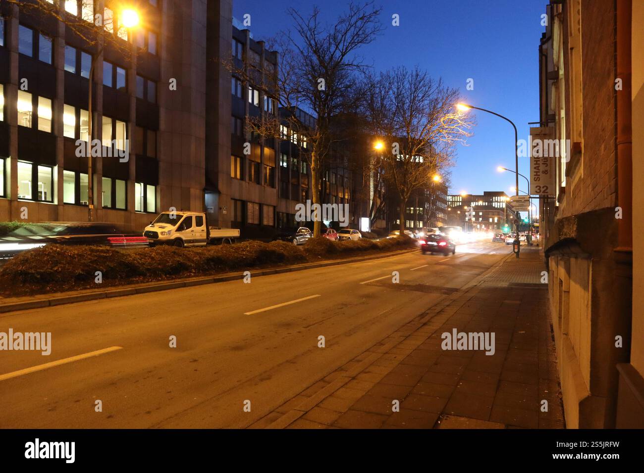 Wichtige Verkehrswege in der Innenstadt. Der Verkehrsknotenpunkt am ...