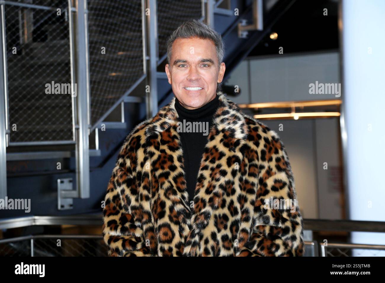 New York, NY, USA. 14th Jan, 2025. Robbie Williams at the celebration ...