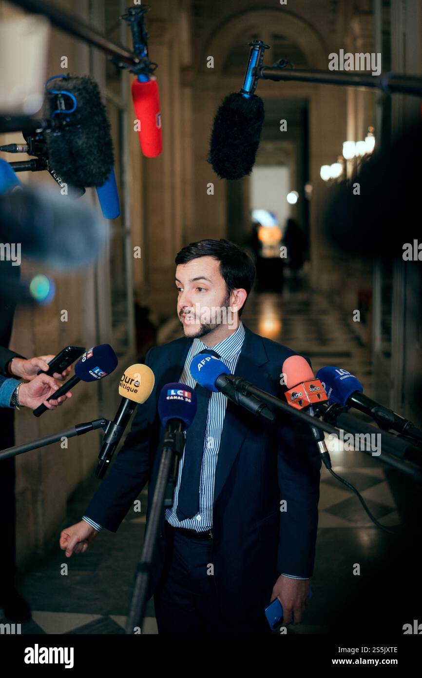 Paris, France. 14th Jan, 2025. Rassemblement National's MP Jean ...