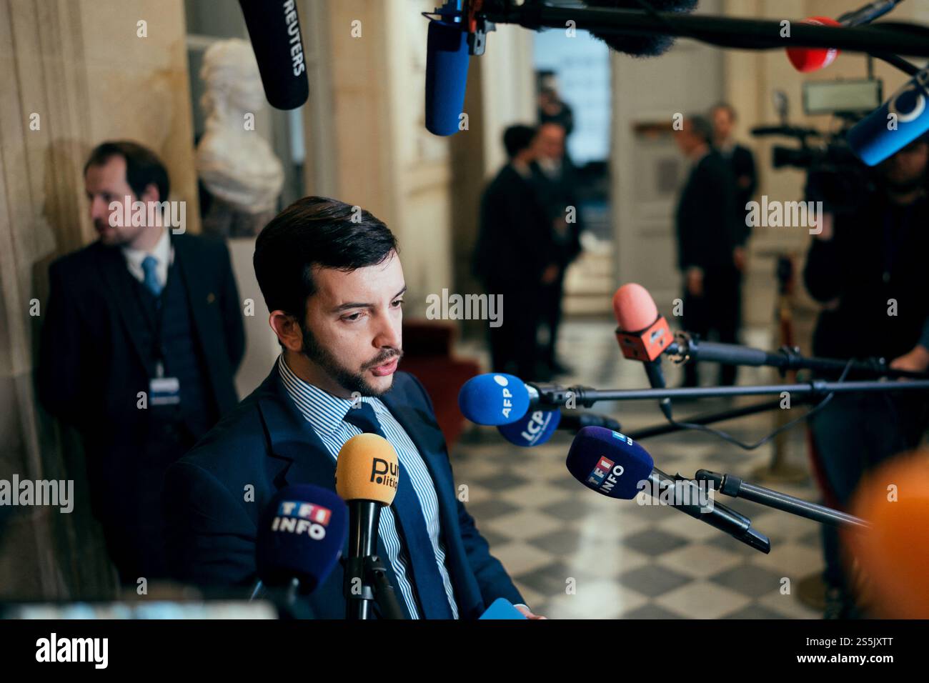 Paris, France. 14th Jan, 2025. Rassemblement National's MP Jean ...