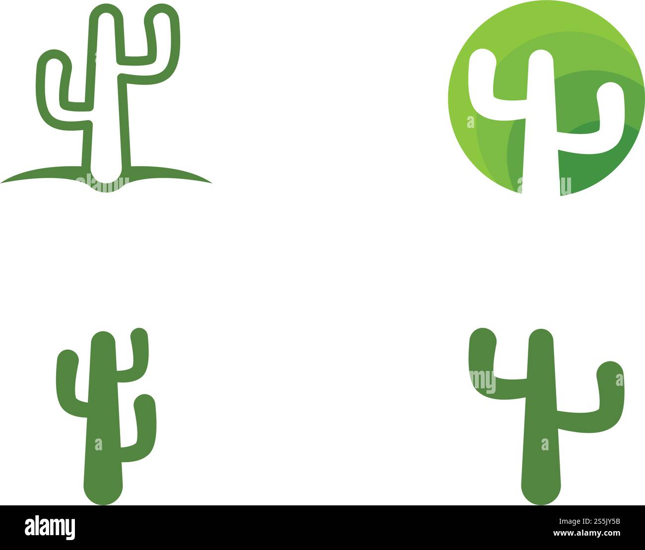 Cactus Logo template vector illustration Stock Vector Image & Art - Alamy