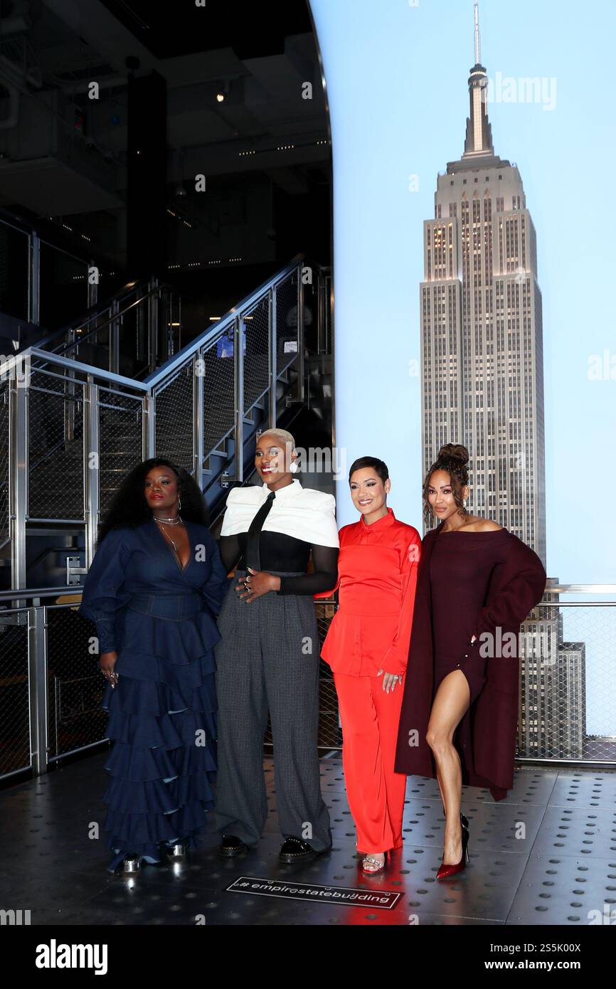 New York, NY, USA. 14th Jan, 2025. Shoniqua Shandai, Jerrie Johnson ...