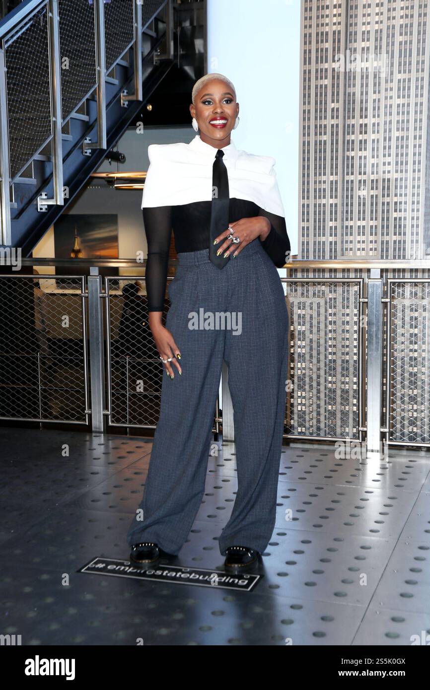 New York, NY, USA. 14th Jan, 2025. Jerrie Johnson at the celebration of ...