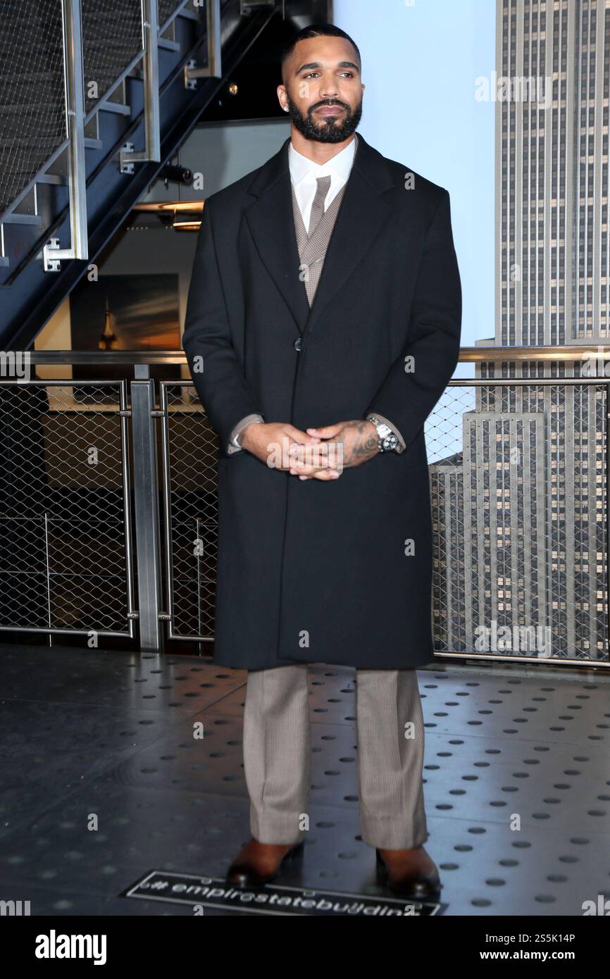 New York, NY, USA. 14th Jan, 2025. Tyler Lepley at the celebration of ...