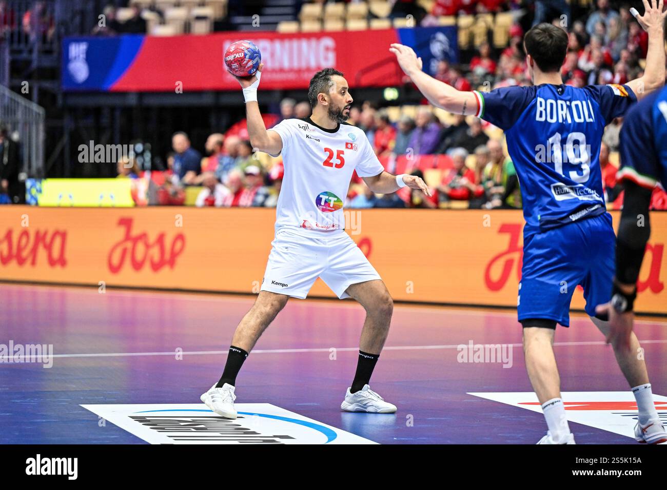 Abdellhak Ben Salah of Tunisia during IHF Men's - Handball World ...