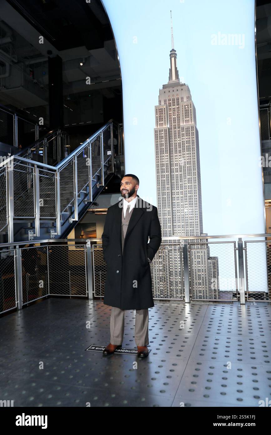 New York, NY, USA. 14th Jan, 2025. Tyler Lepley at the celebration of ...