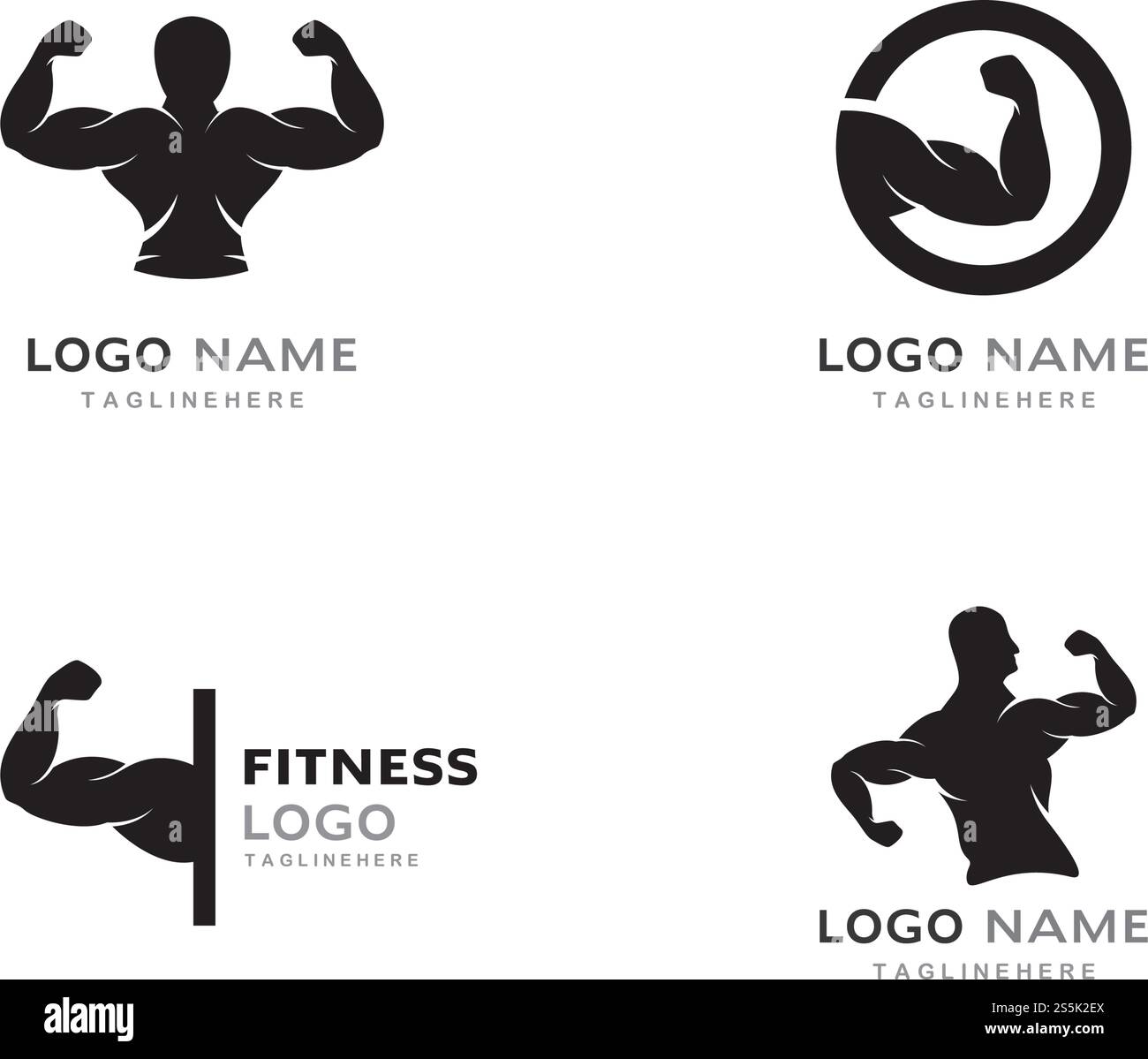 Gym logo vector template Stock Vector Image & Art - Alamy