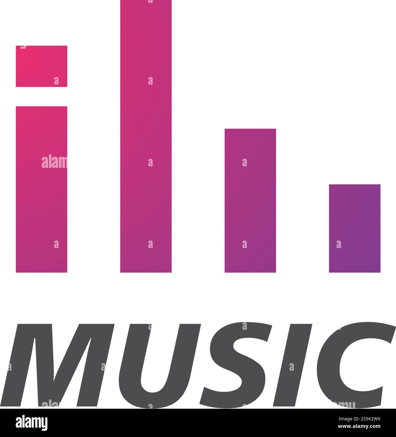 sound wave music logo vector template Stock Vector Image & Art - Alamy
