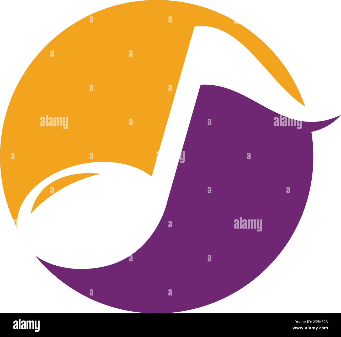 Music note logo Vector template Stock Vector Image & Art - Alamy