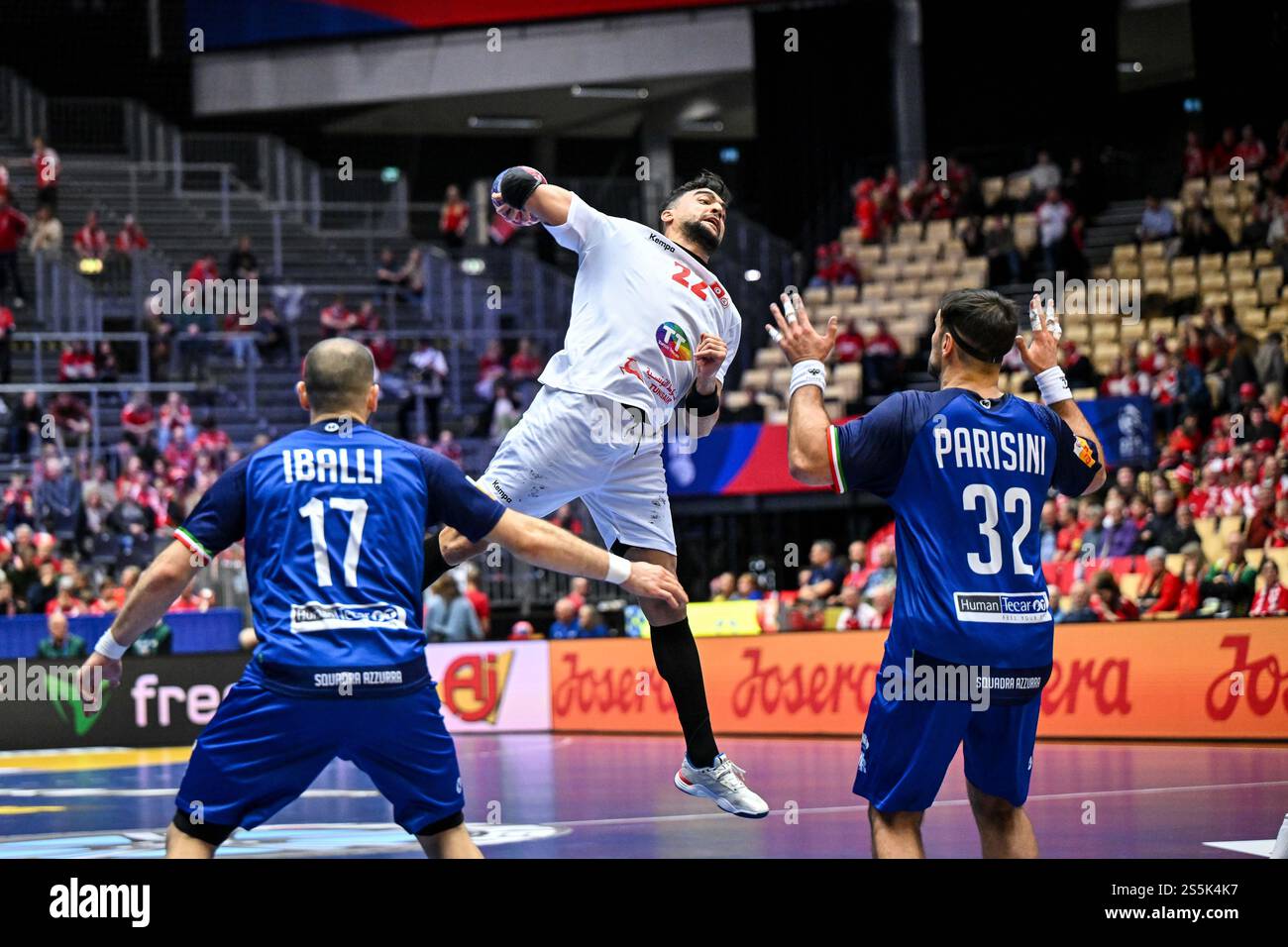 Yousef Maaref of Tunisia during IHF Men's - Handball World Championship ...