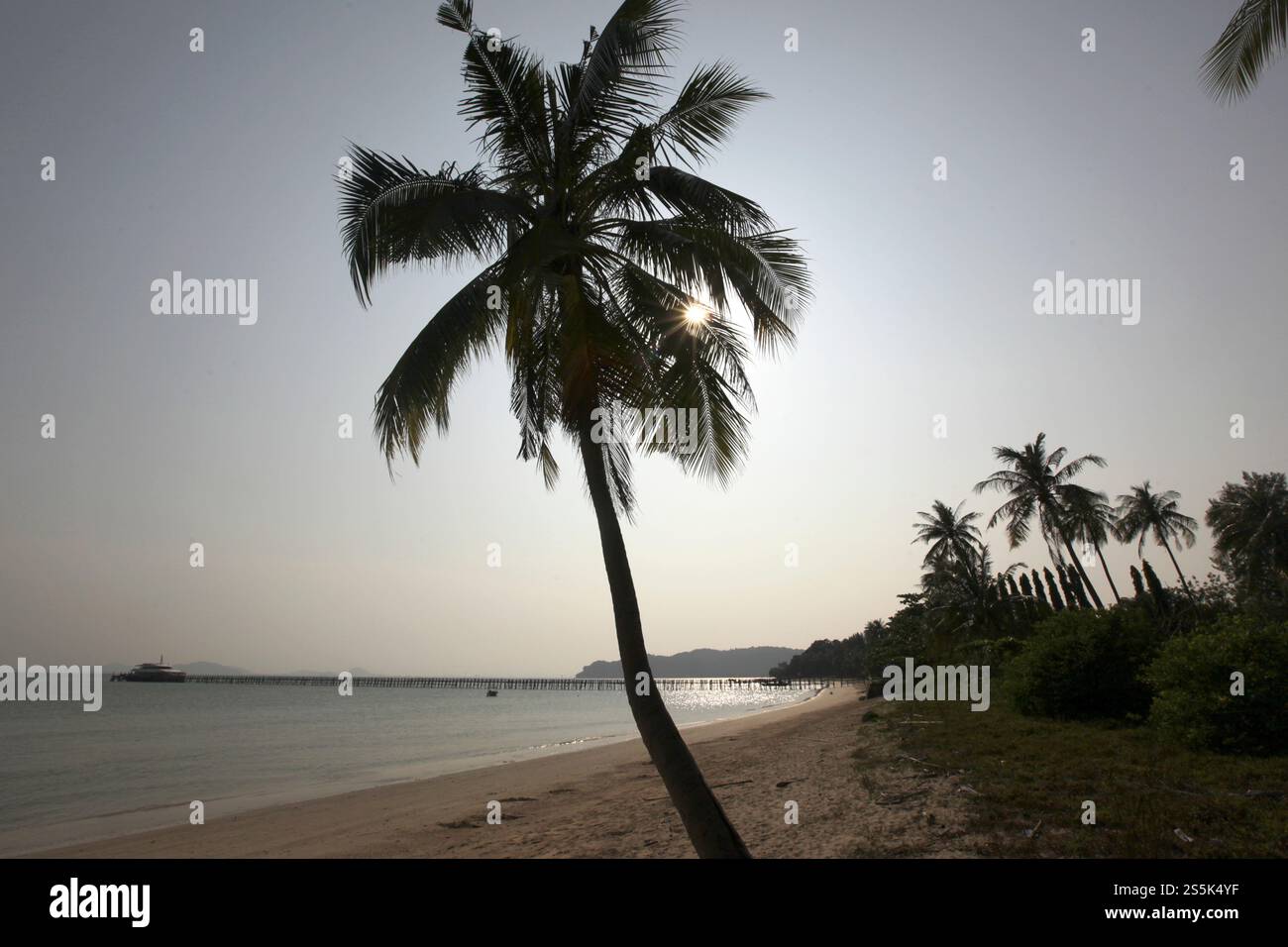 a Beach at Pak Nam near the City of Chumphon in the Province of ...