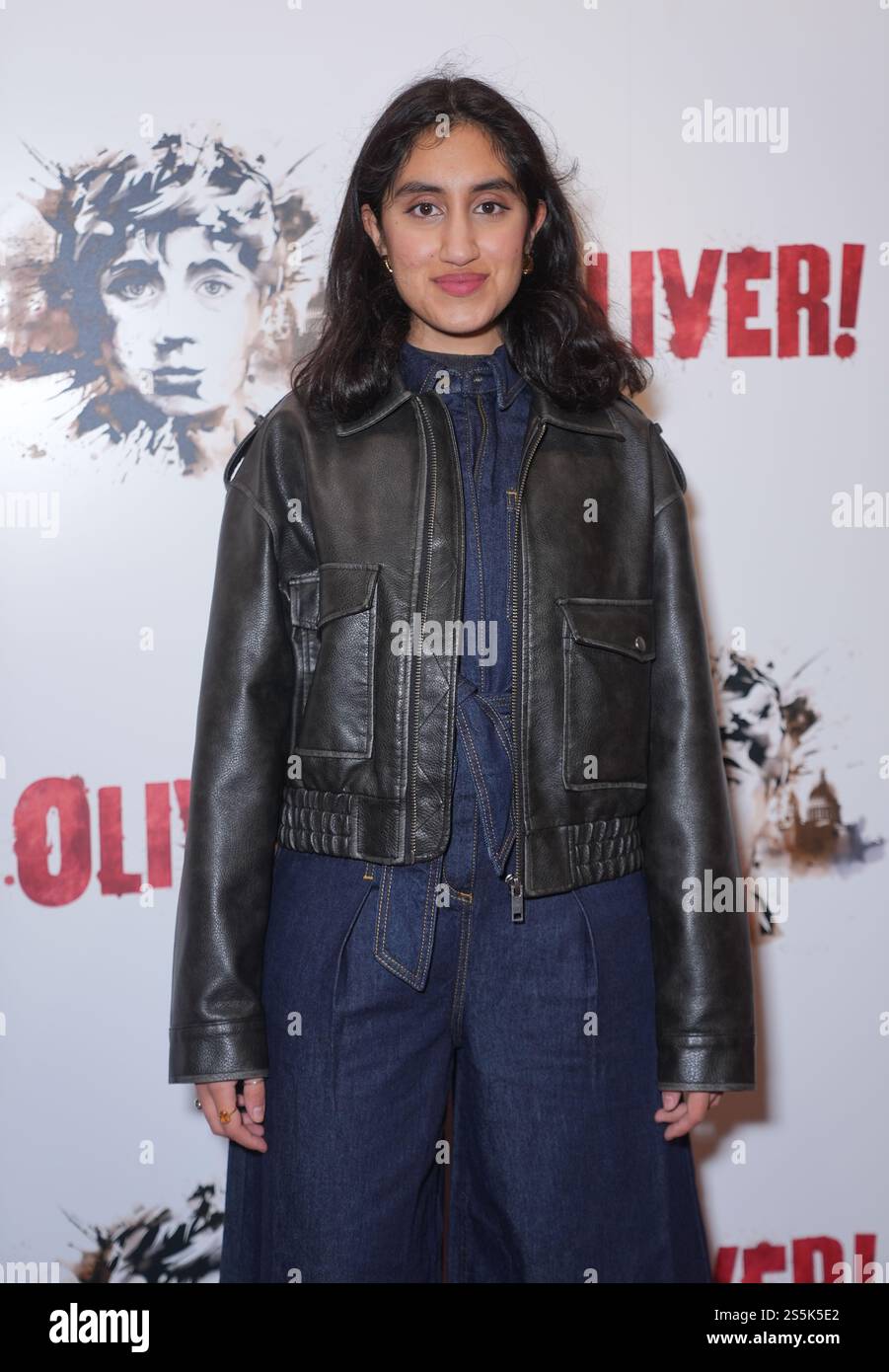Ambika Mod attending the opening night for Oliver! at the Gielgud ...