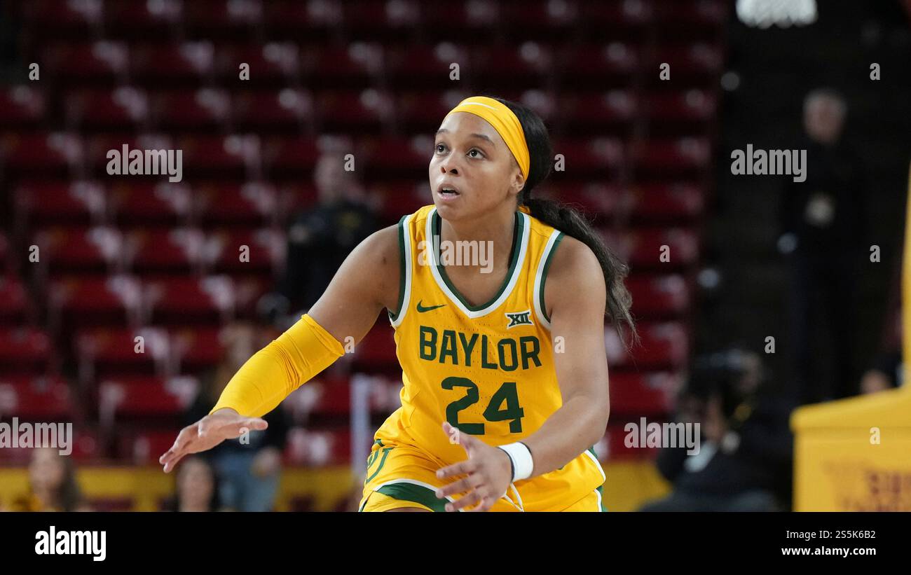 Baylor guard Sarah Andrews (24) against Arizona State during an NCAA ...