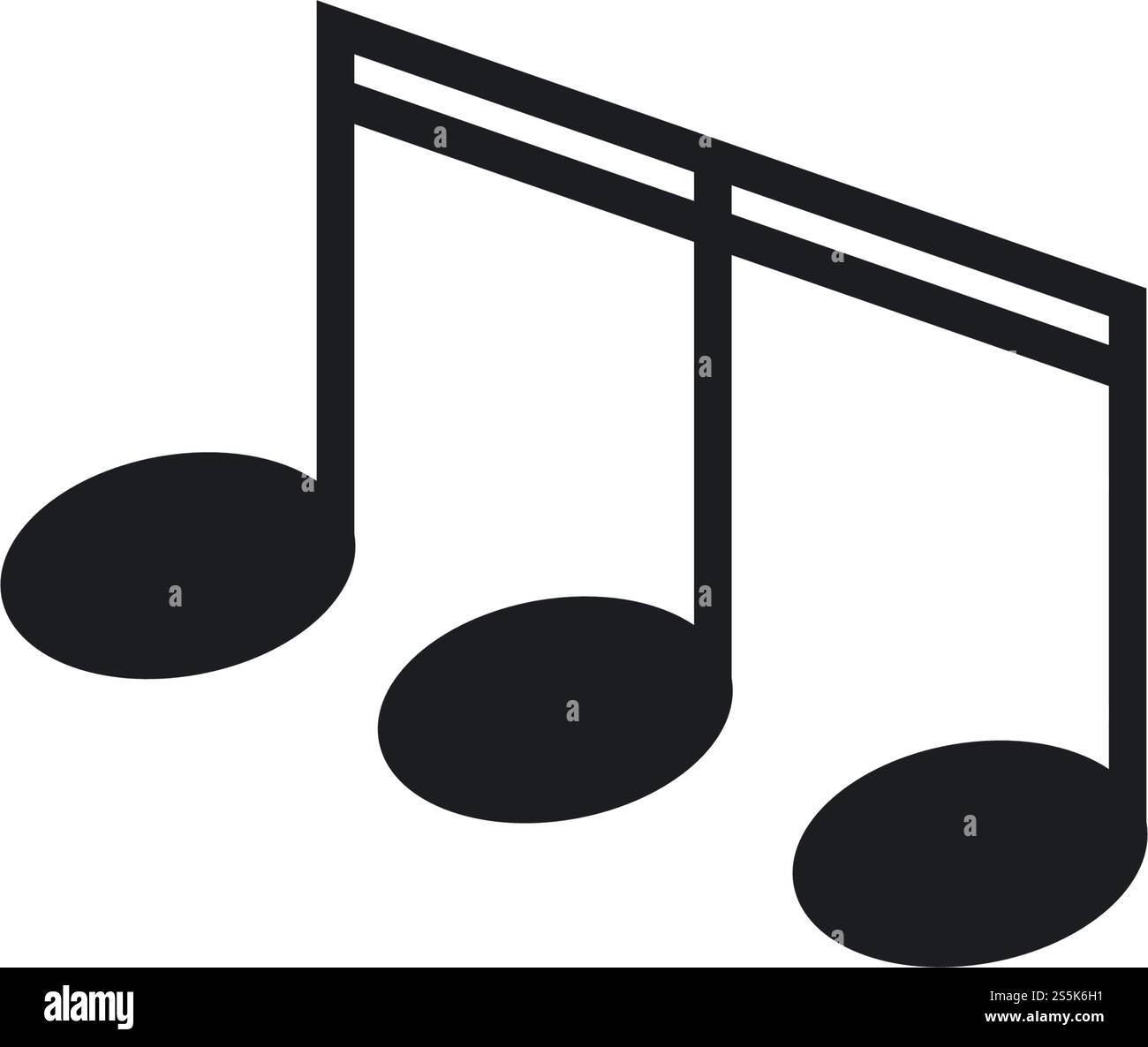 Music note icon Vector template Stock Vector Image & Art - Alamy