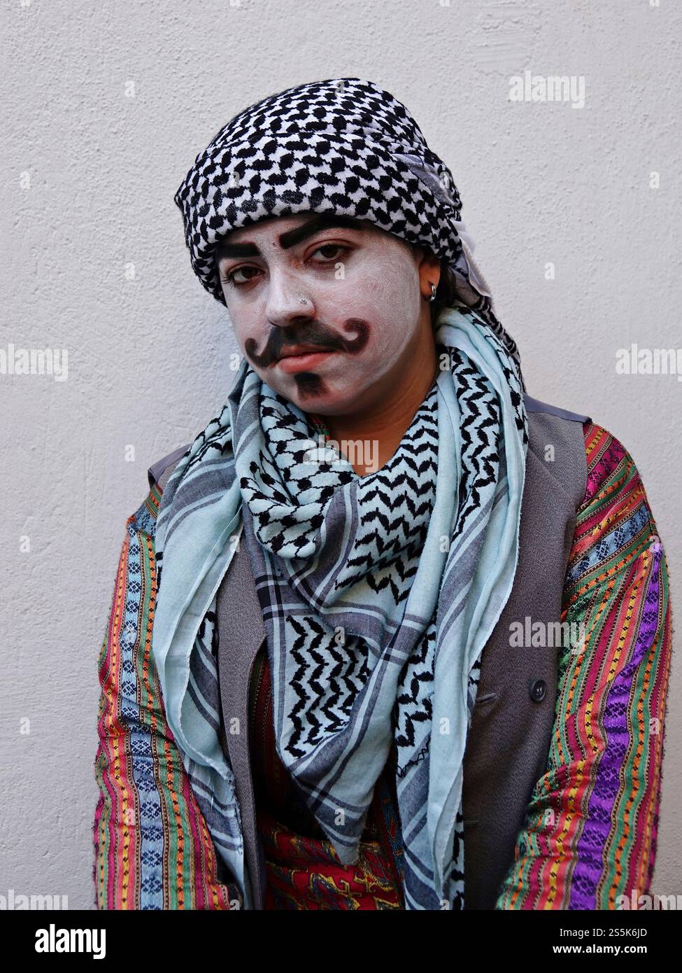 Diyarbakir, Turkey. 14th Jan, 2025. A Kurdish girl is seen with her ...