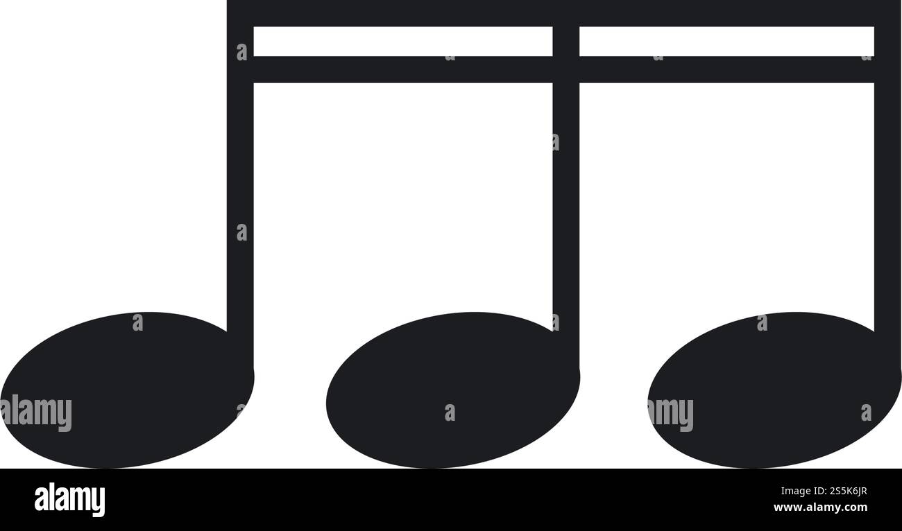 Music note icon Vector template Stock Vector Image & Art - Alamy