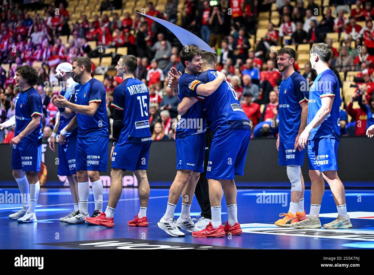 Leo Prantner of Italy MVP during IHF Men's - Handball World ...