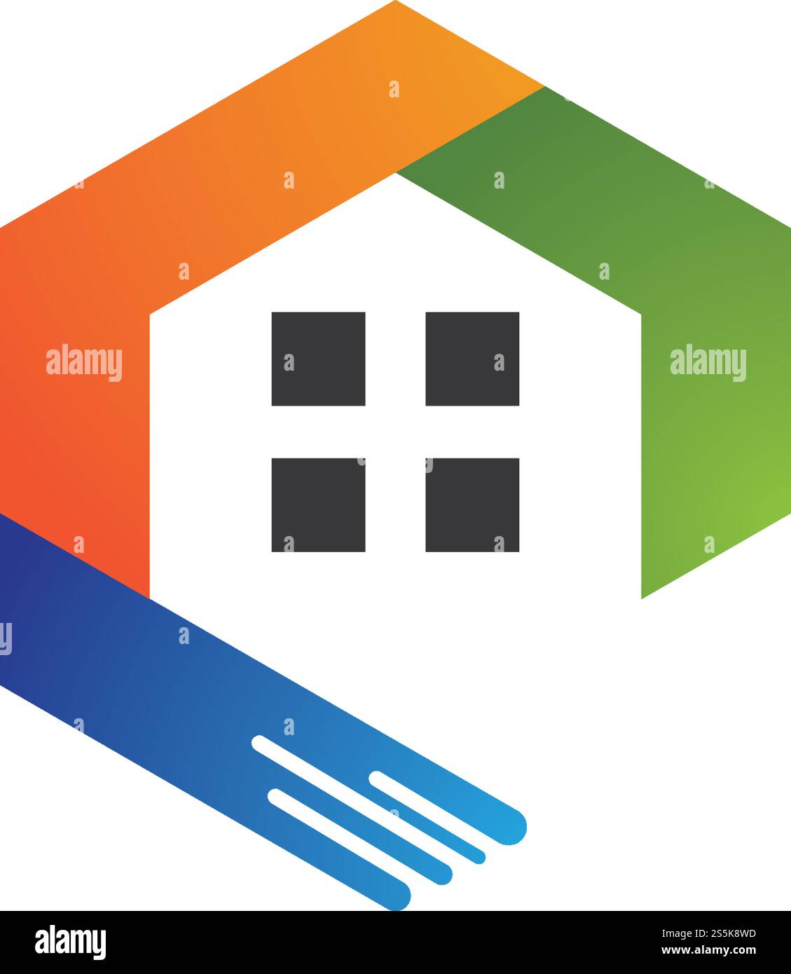 Colorful home vector logo template Stock Vector Image & Art - Alamy