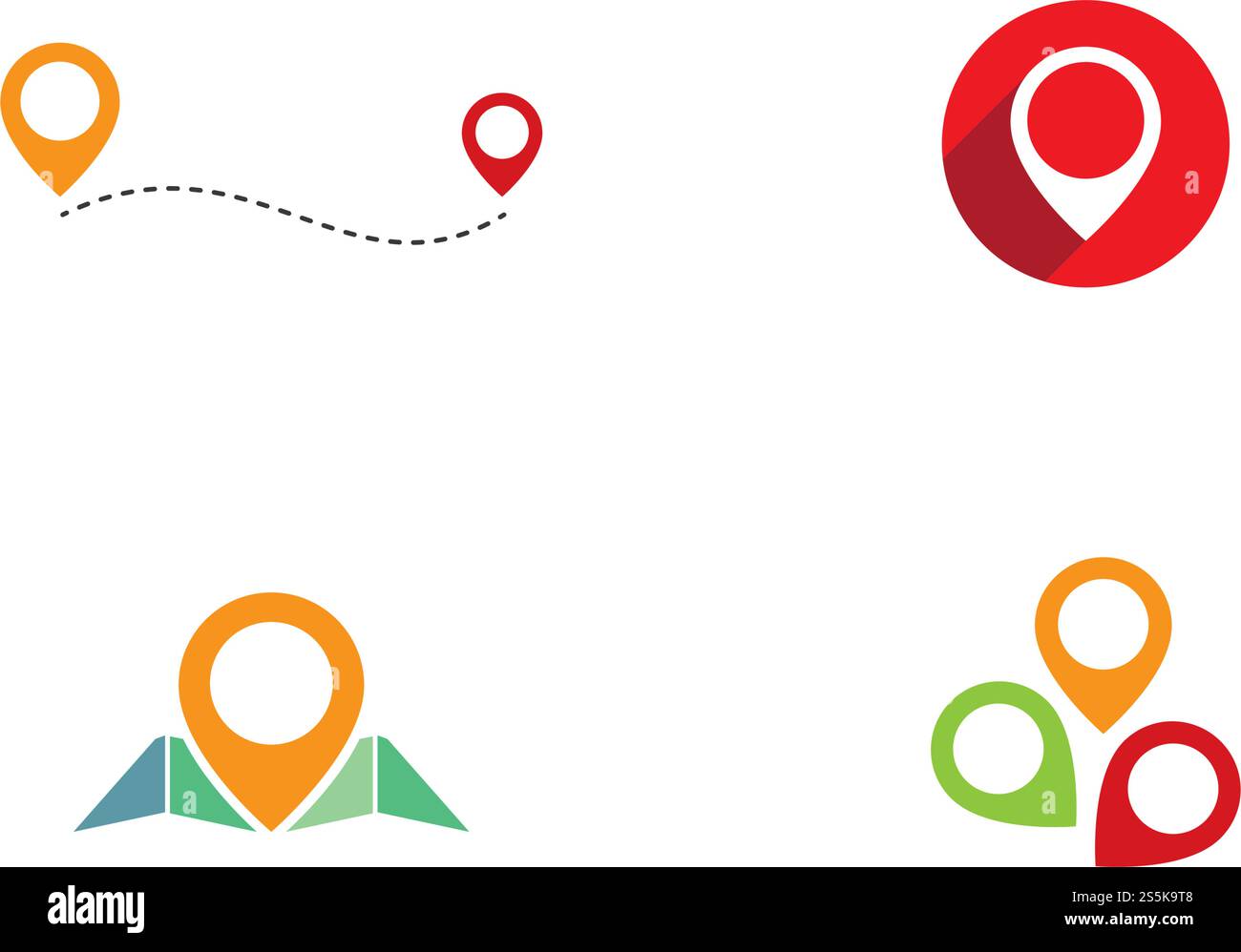 Location point Logo vector template Stock Vector Image & Art - Alamy