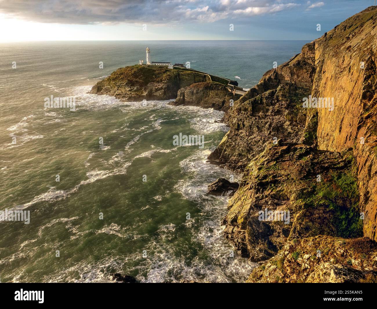 South Stack, near Holyhead on Ynys Cybi (Holy Island Stock Photo - Alamy