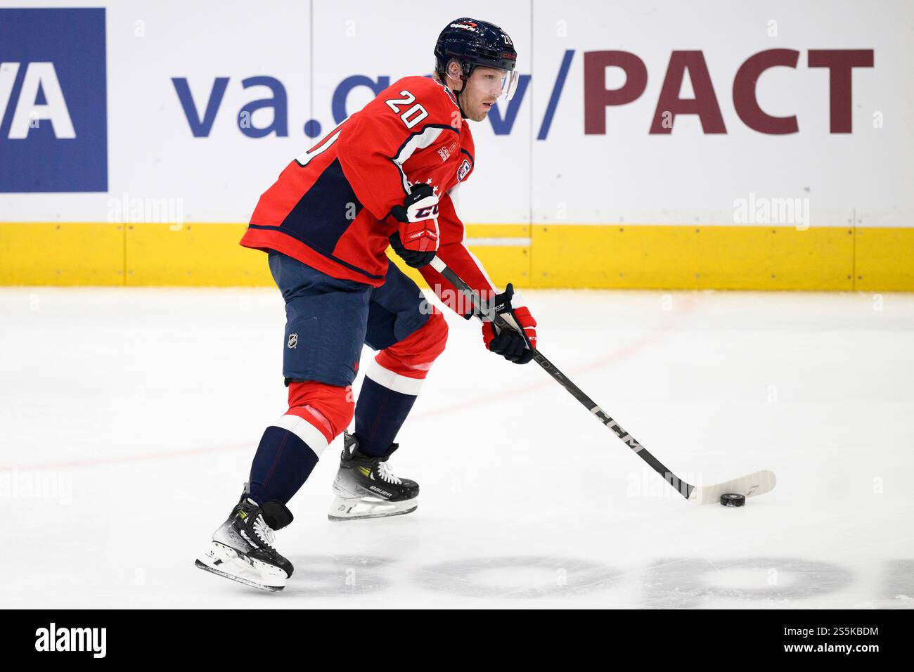 Washington Capitals center Lars Eller (20) in action during the third ...