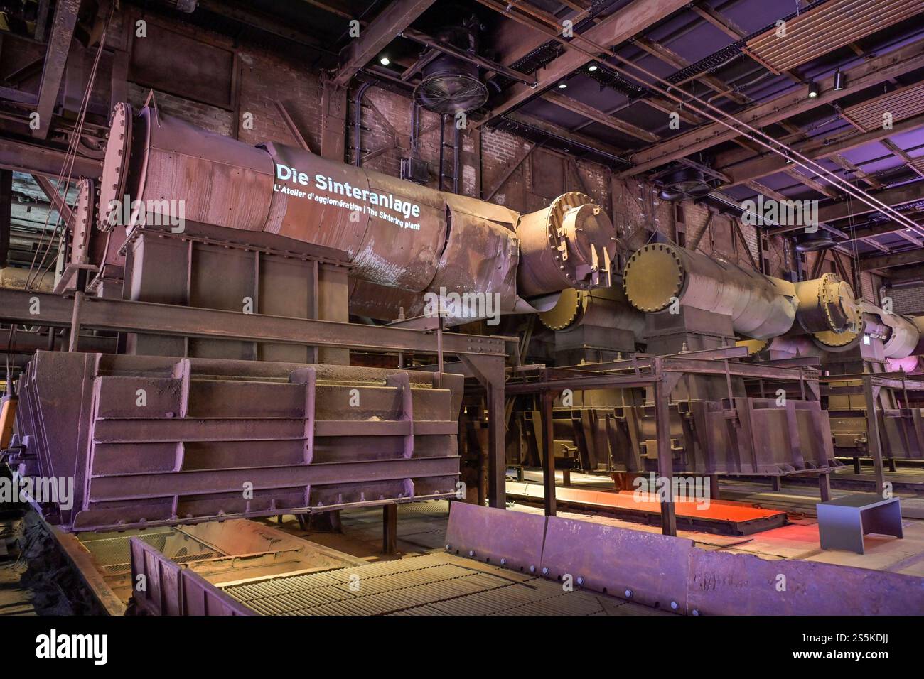 Sinteranlage, ehemaliges Stahlwerk, Völklinger Hütte, UNESCO-Welterbe ...