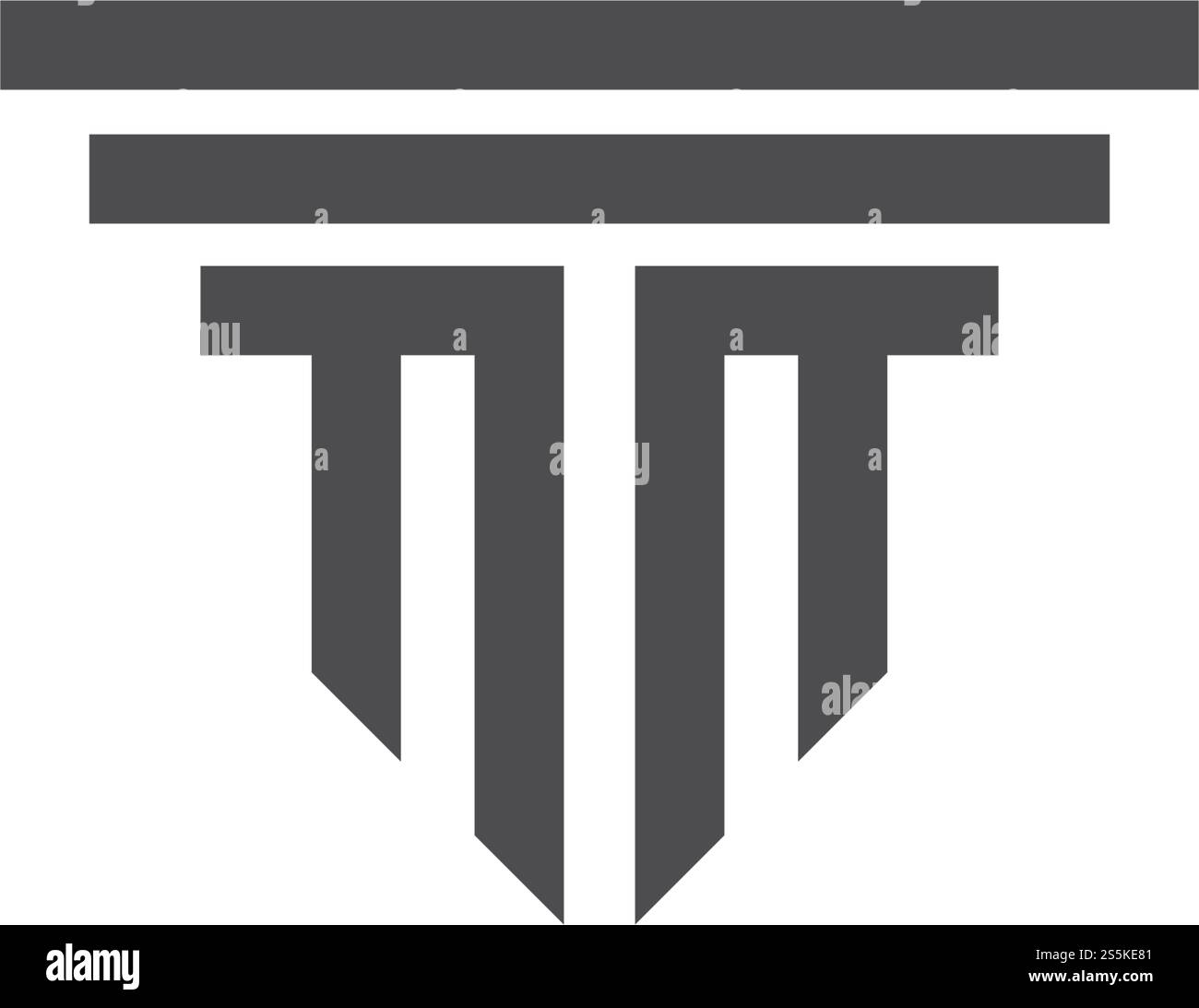 column Logo vector Template Stock Vector Image & Art - Alamy