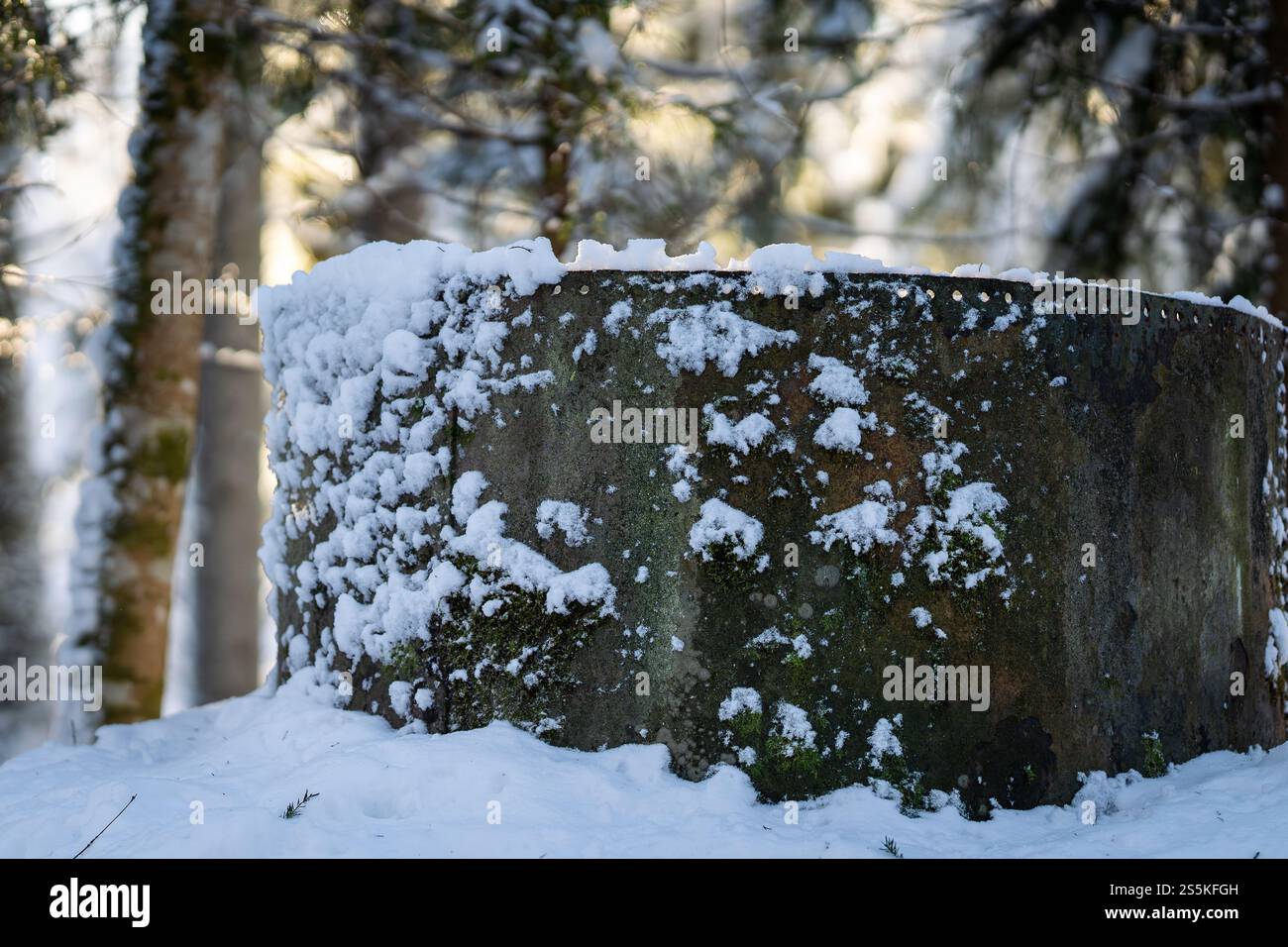 A part of old tar kiln for the production of tar and wood turpentine ...