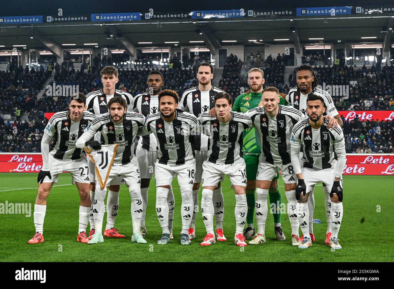 Bergamo, Italy. 14th Jan, 2025. Juventus photo team during Atalanta BC ...