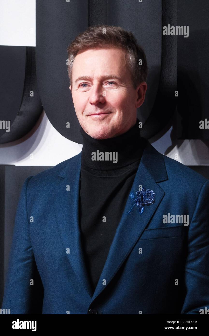 London, UK. 14th Jan, 2025. Edward Norton attends the UK Premiere of A ...